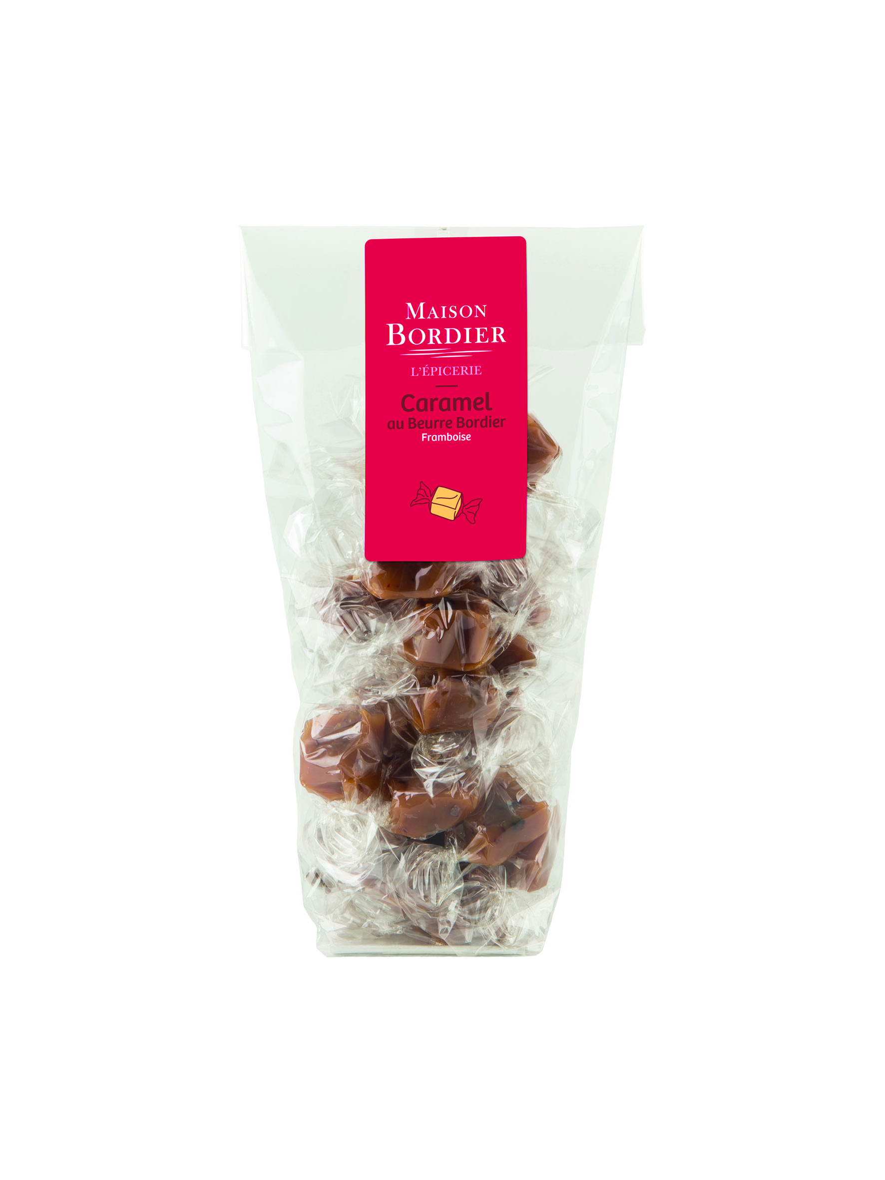Raspberry caramels with Bordier butter - Bordier