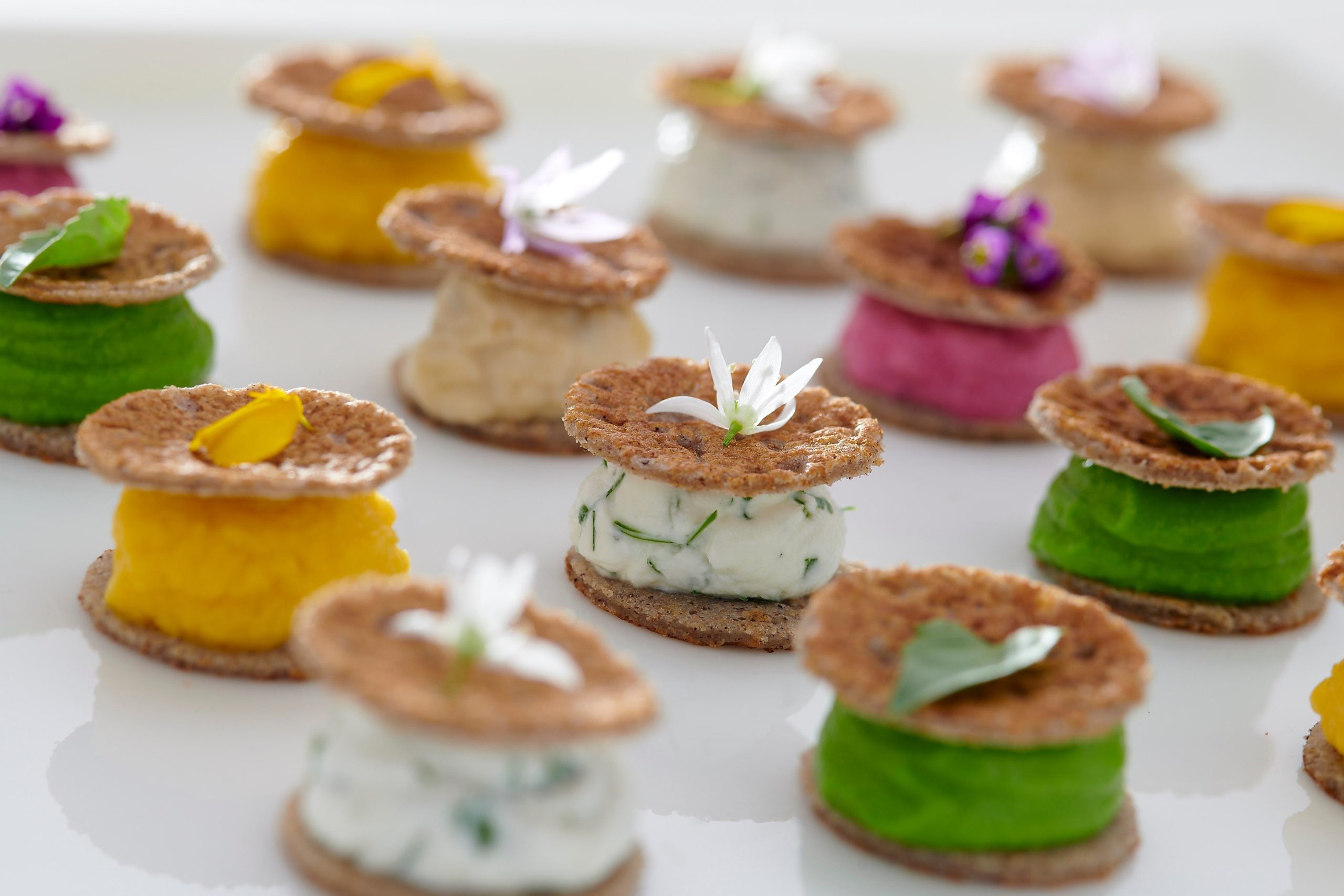 Breton Buckwheat Bites with Herbs and Garden Vegetables - Bordier